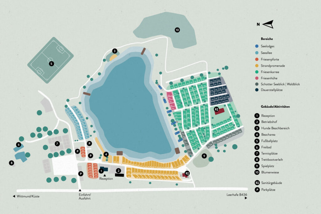 Lageplan | Camping und Ferienpark Friesensee